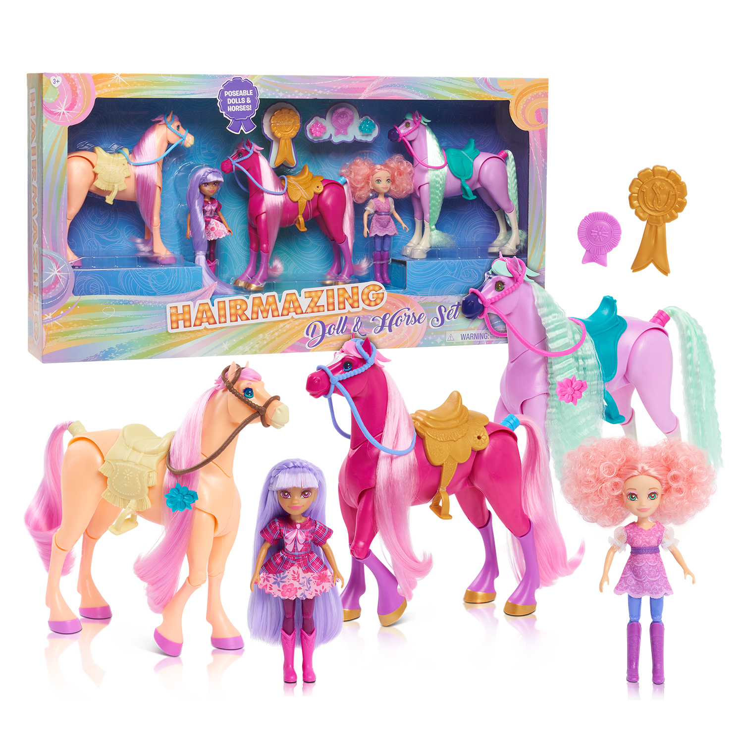 Hairmazing Doll and Horse Set - Hairmazing